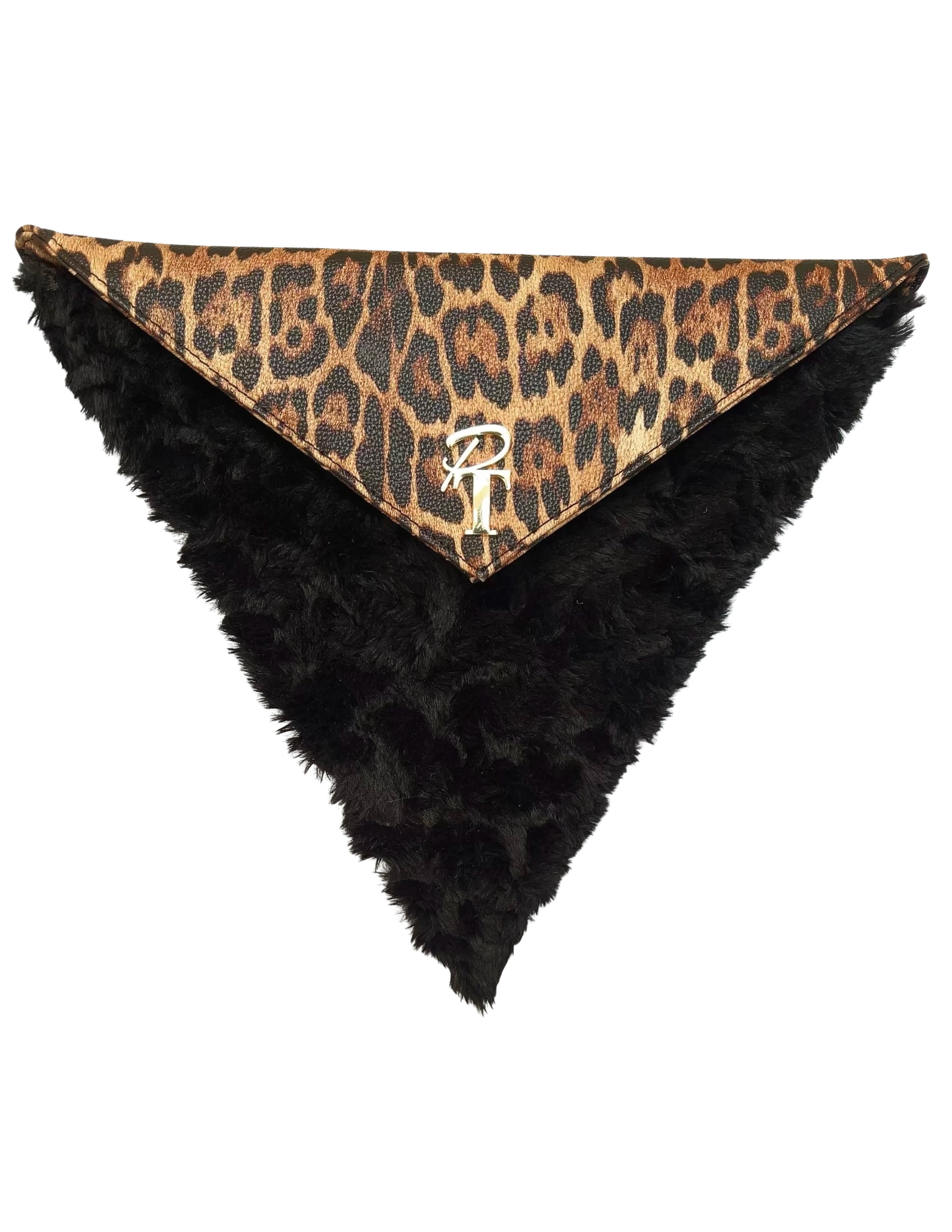 Black Cheetah Clutch – Pink Triangle Collection.